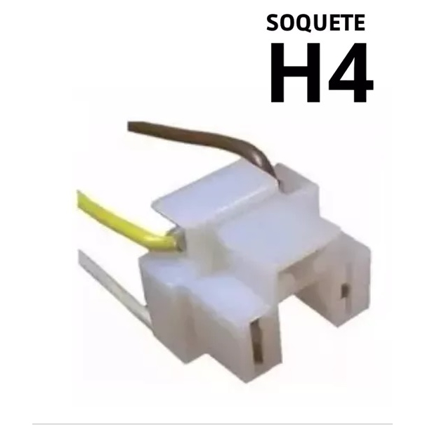 Soquete Plug Conector Lâmpada H4 Farol Foco Simples Ete 7090 | Shopee ...