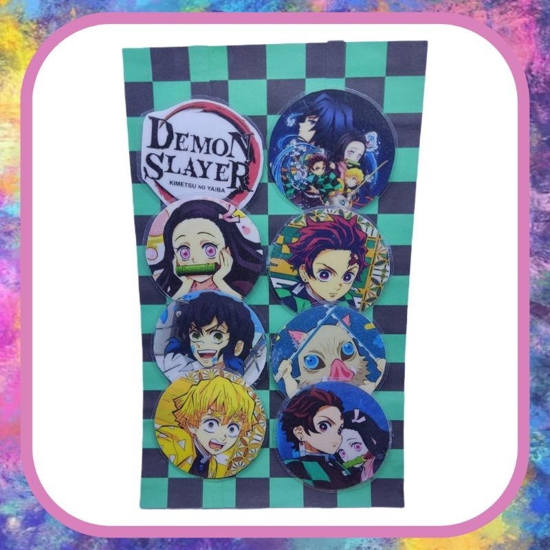 Botons Damon Slayer / Kimetsu no Yaiba Anime cospleys | Shopee Brasil
