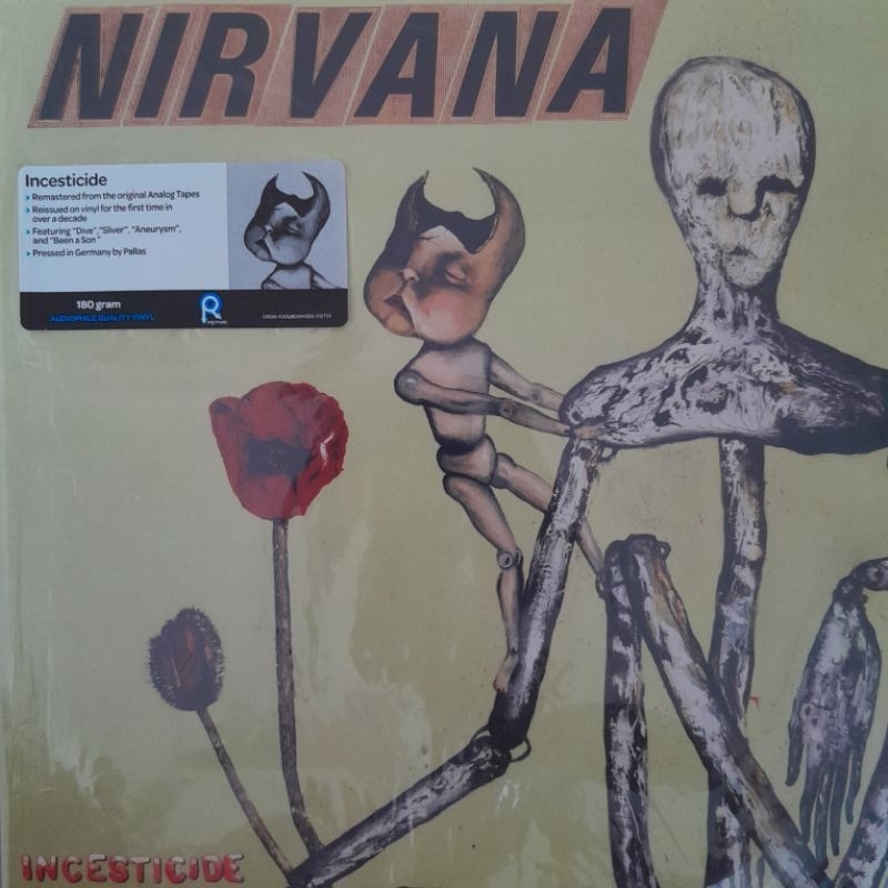 Nirvana - Incesticide - lp importado 180g remasterizado c/encarte ...