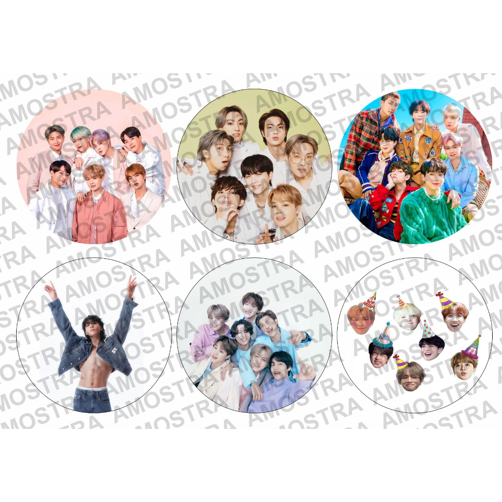 Papel de arroz Bento cake, Mini Bolo, Bolo Marmita com 6 unidades de ...