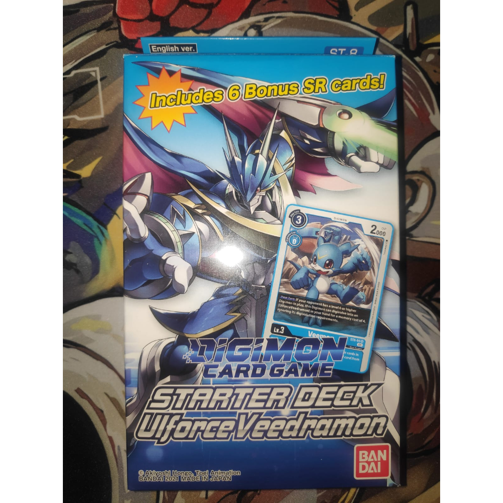 Starter Deck UlforceVeedramon (ST8) - Digimon TCG ( SEM AS PROMOS!!! ) | Shopee Brasil
