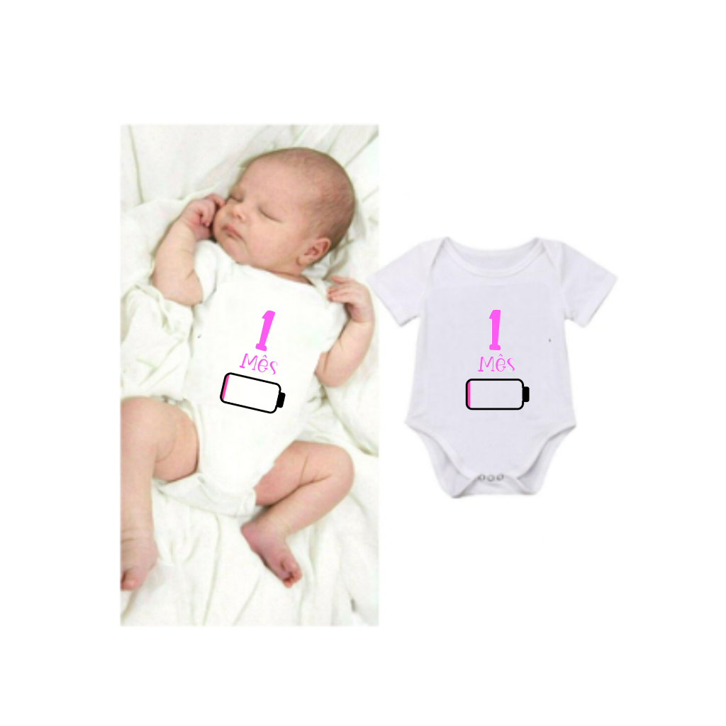 Kit adesivo Mesversário para body Loading processando baby 12 meses ...