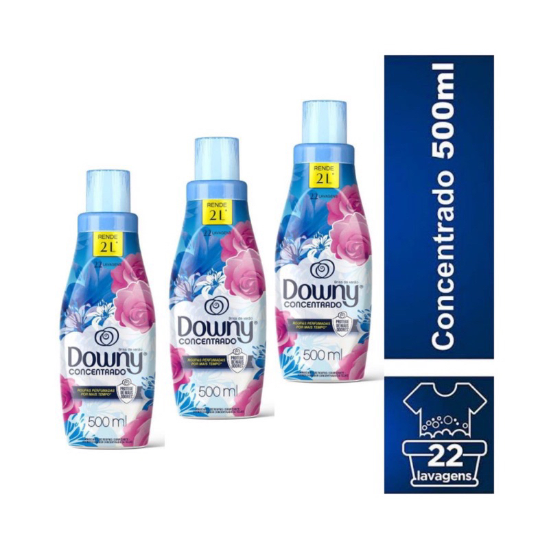 Amaciante Downy Concentrado Tampa Azul | Shopee Brasil
