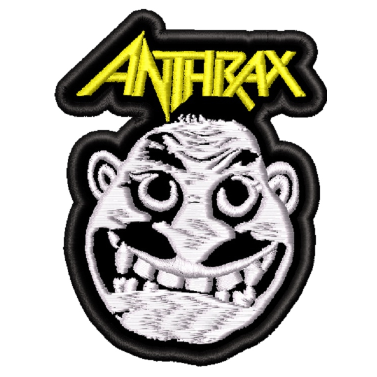 Patch Bordado Banda Rock Anthrax Mascote (Rock,Metal). | Shopee Brasil