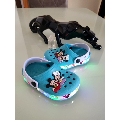 Cross Infantil Com LED Antiderrapante De PVC mickey Para Crianças ...