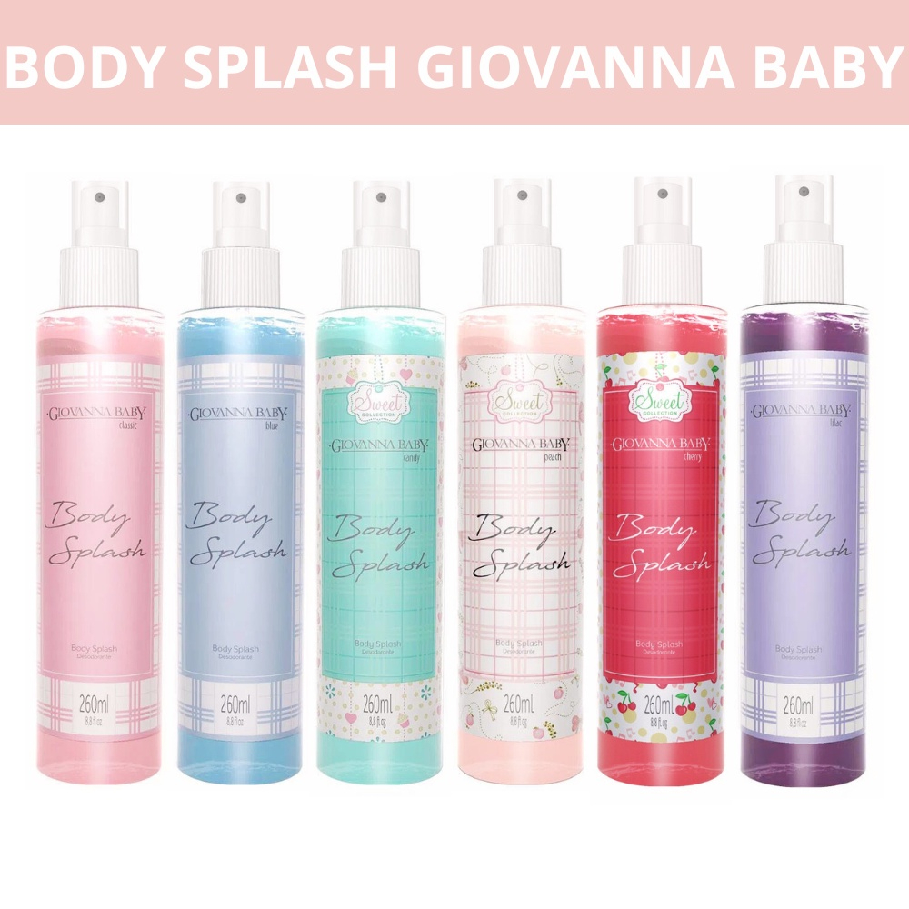Desodorante Corporal Giovanna Baby Body Splash - 260ml | Shopee Brasil