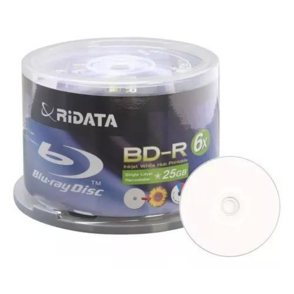 10 Dvd Blu Ray Bd-r 25gb / Printable Original Nos Envelope | Shopee Brasil