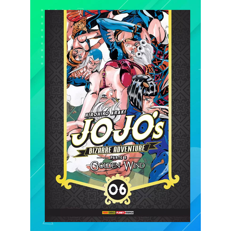 Mangá Jojo's Bizarre Adventure Parte 5: Golden Wind Volume 6 ( Em Português ) Lacrado | Shopee ...