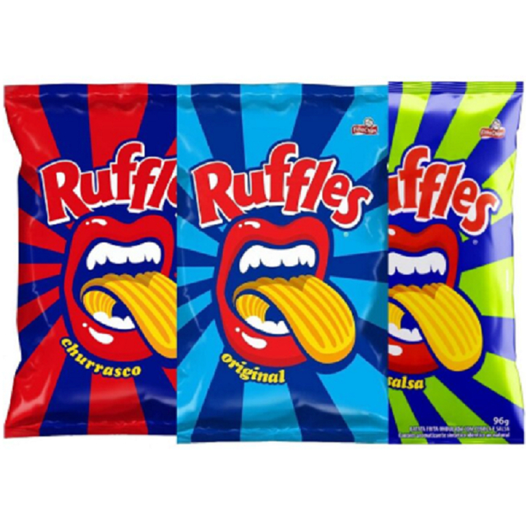 Kit Batata Ruffles Original Churrasco Salsa e Cebola Salgadinhos Elma Chips Kit 3x 40g Festas ...