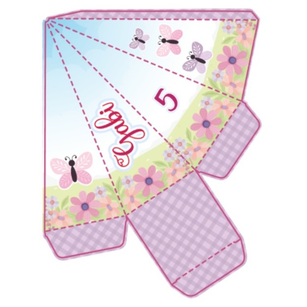 Kit 10 Caixas Cone Jardim das Borboletas CORTE/MONTE | Shopee Brasil