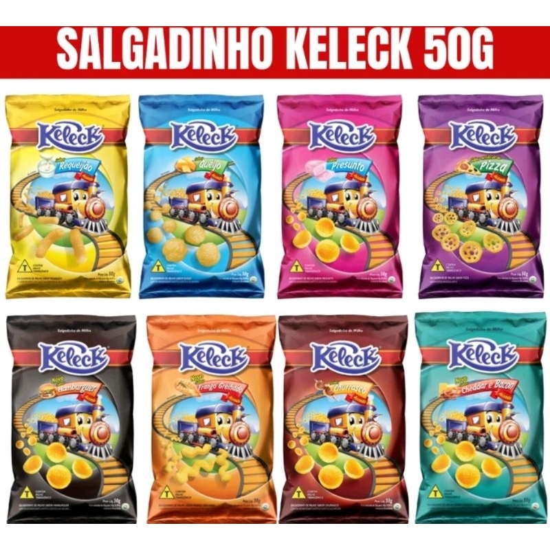 Salgadinho assado de milho varios sabores fardo com 10 | Shopee Brasil