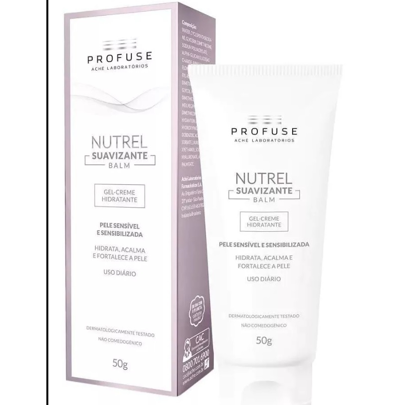 Hidratante Facial Gel Creme Profuse Nutrel Suavizante 50g | Shopee Brasil