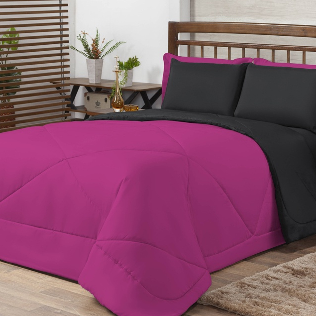 Edredon Queen Inverno Avulso Dupla Face 1 Unidade Barato | Shopee Brasil