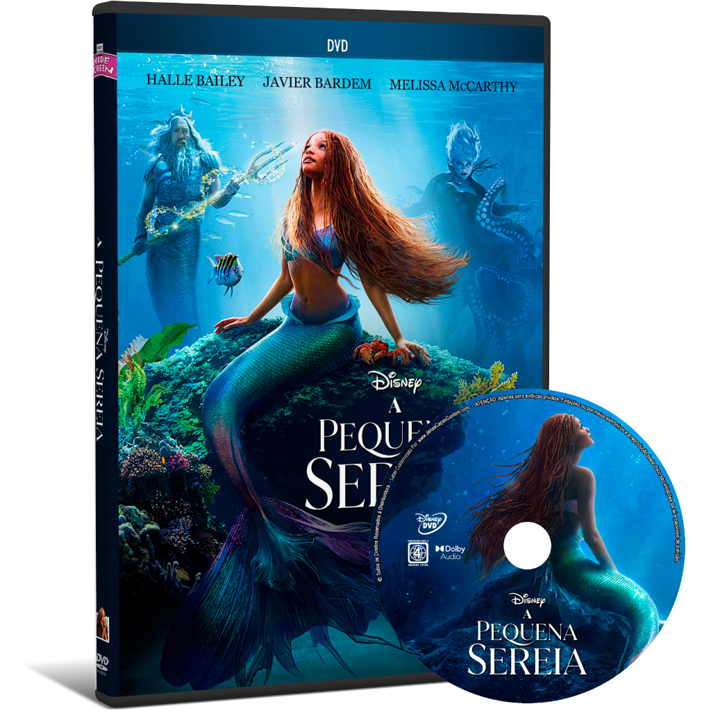 DVD A Pequena Sereia (2023) | Shopee Brasil