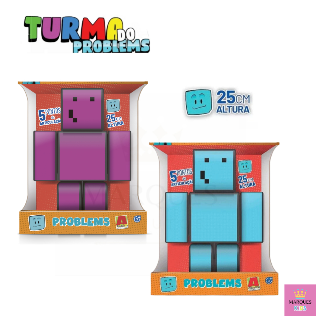 Boneco Problems + Melzinha 25 CM Kit Minecraft Original | Shopee Brasil