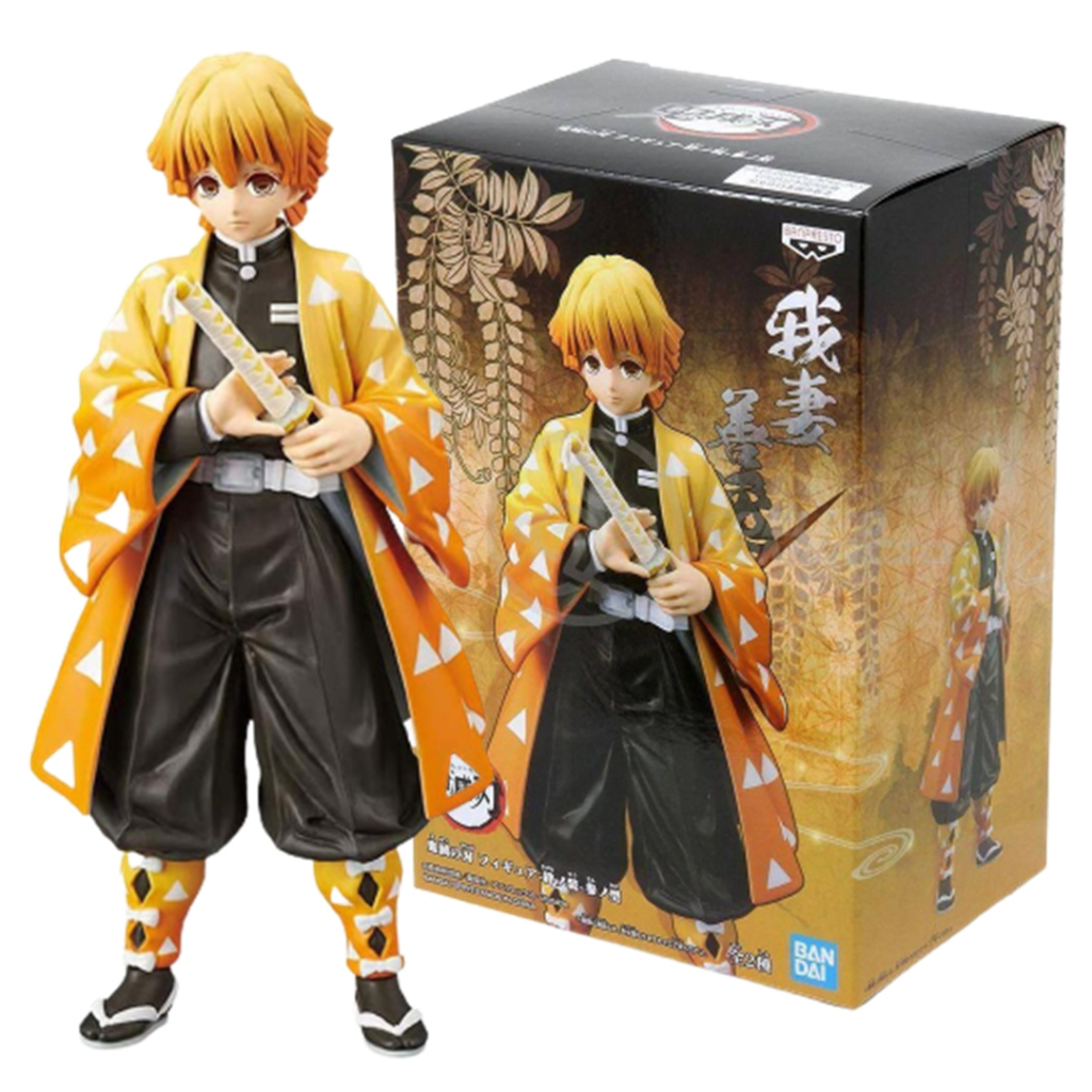 Zenitsu Agatsuma (Kimetsu No Yaiba) Action Figure. (COM CAIXA) | Shopee ...