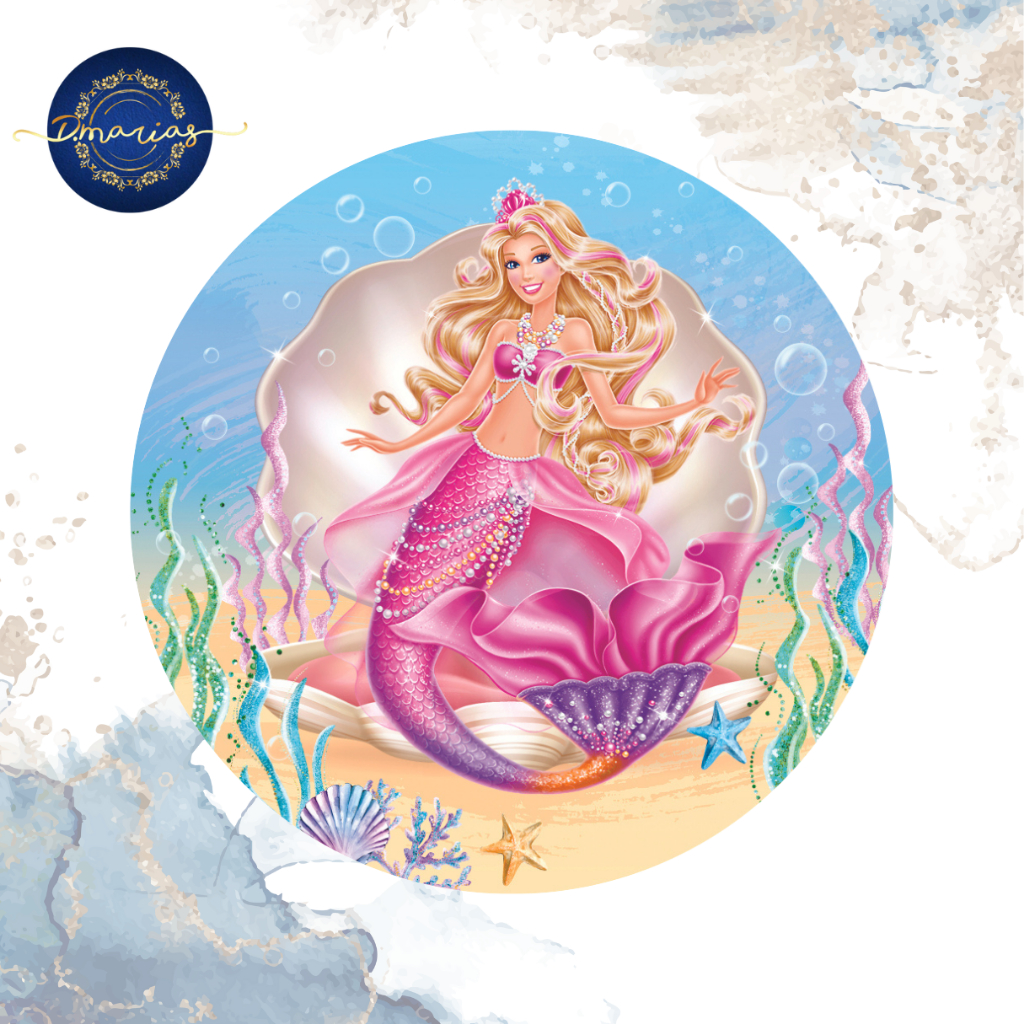 Painel de Festa Circular Barbie | Shopee Brasil
