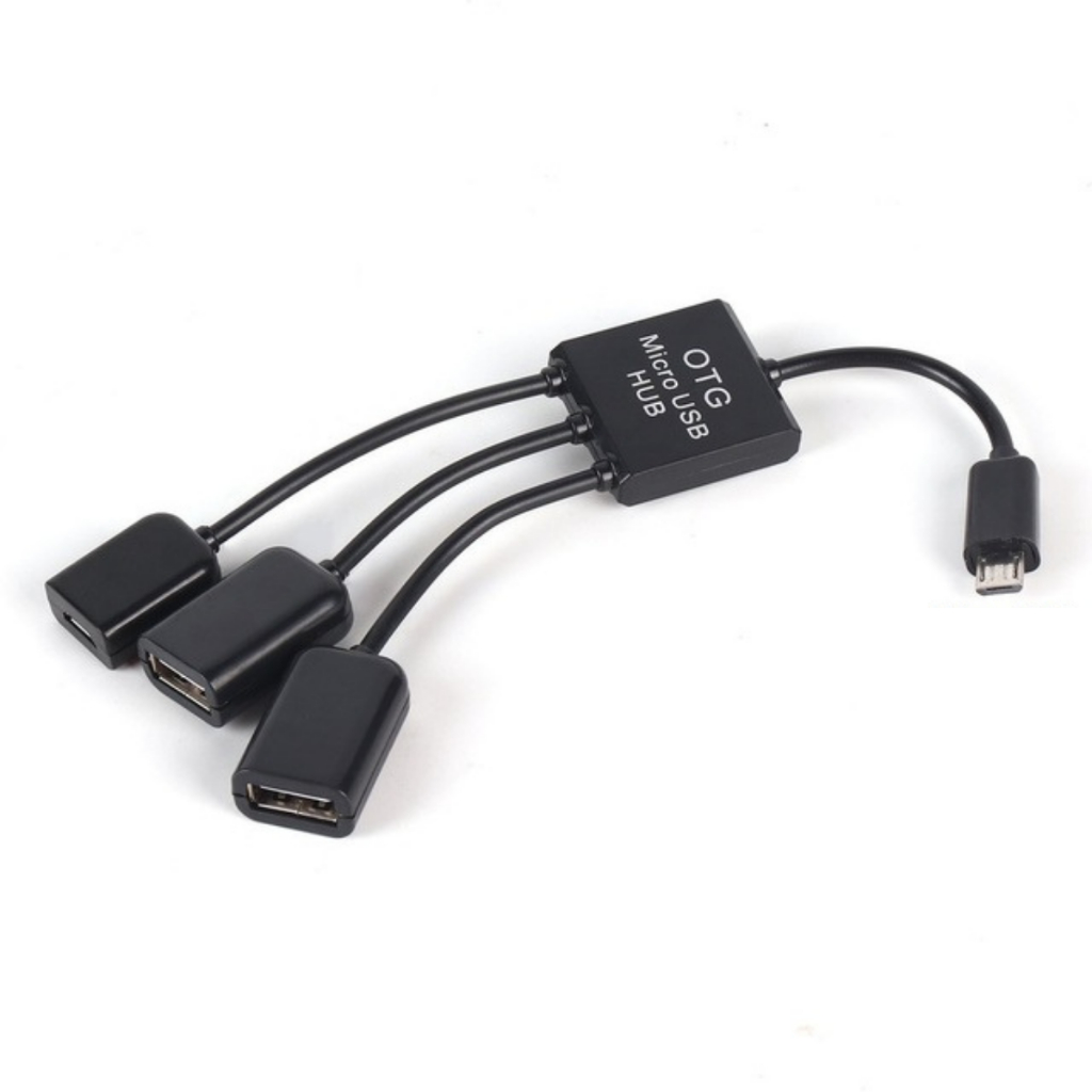 Cabo Otg 2 Portas Usb Femea Hub para Tablet Mouse Smartphone USB C ...