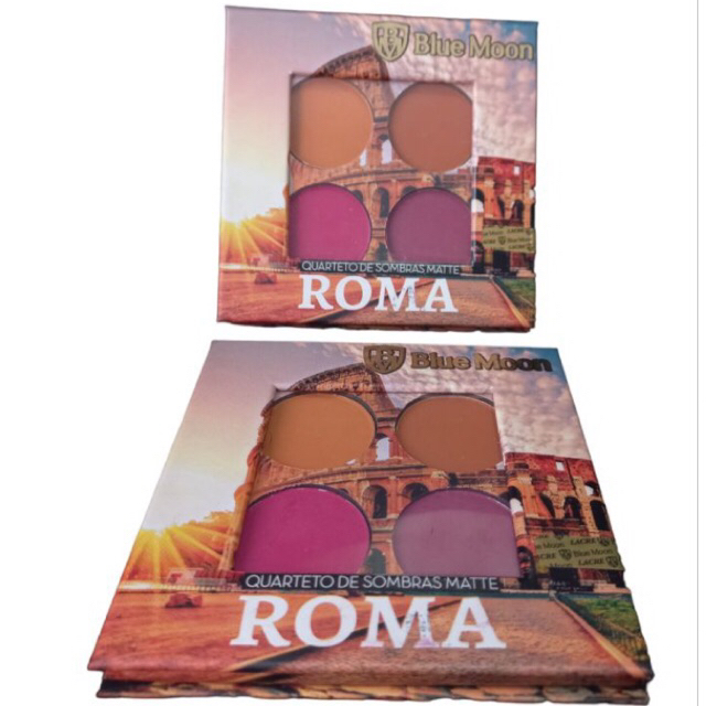 Paleta de Sombras Roma Blue Moon | Shopee Brasil