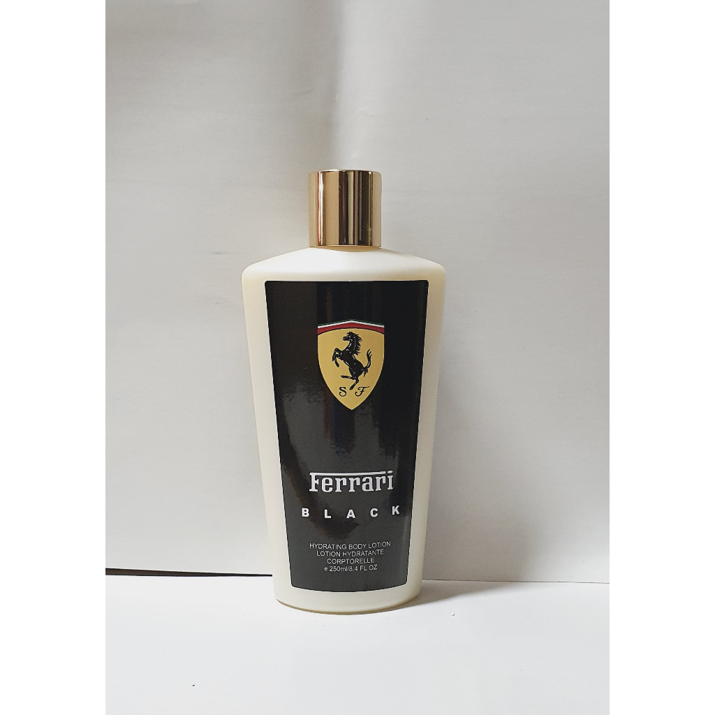 CREME HIDRATANTE CORPORAL FERRARI BLACK - 250ML | Shopee Brasil