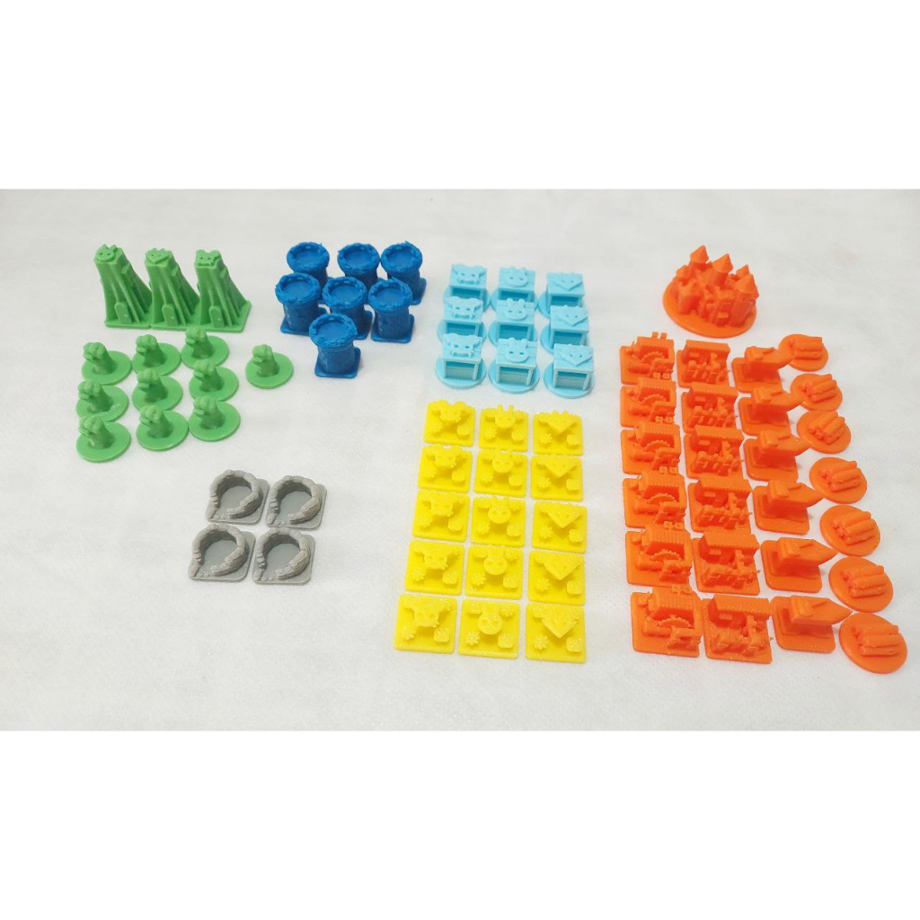 Root Board Game - Tokens Caixa Base e Expansoes - Esculturas 3D ...
