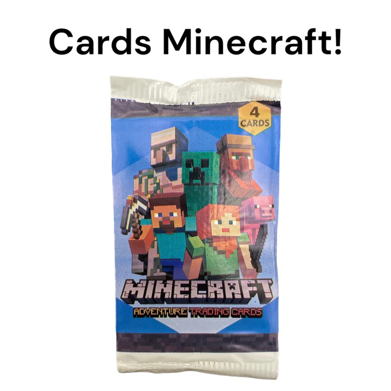 15 UN Cartas Minecraft. Minecraft Cards. Produto novo e embalado ...