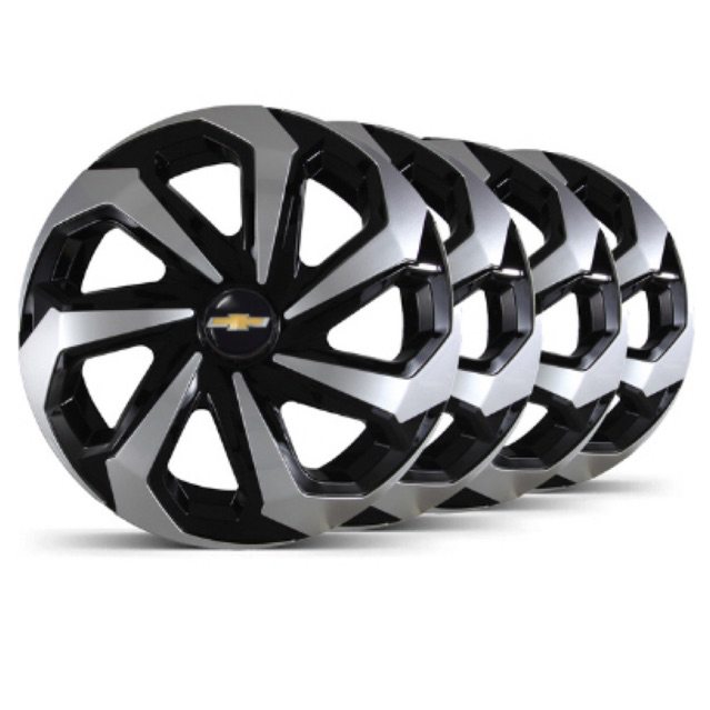 Jogo 4 Calotas Spider Aro 13/14/15 Gm Celta Corsa Prisma Cobalt Onix ...