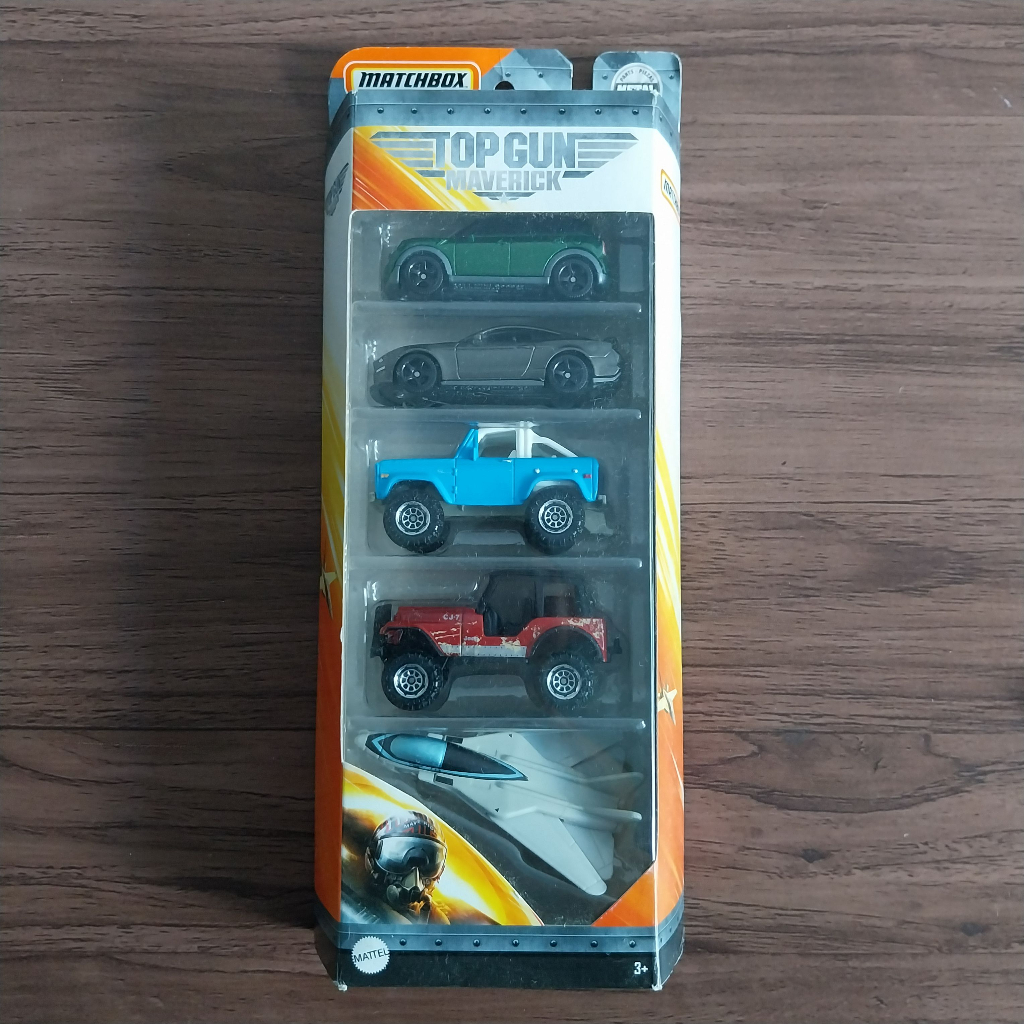 Pack 5 "Top Gun Maverick" Matchbox | Shopee Brasil