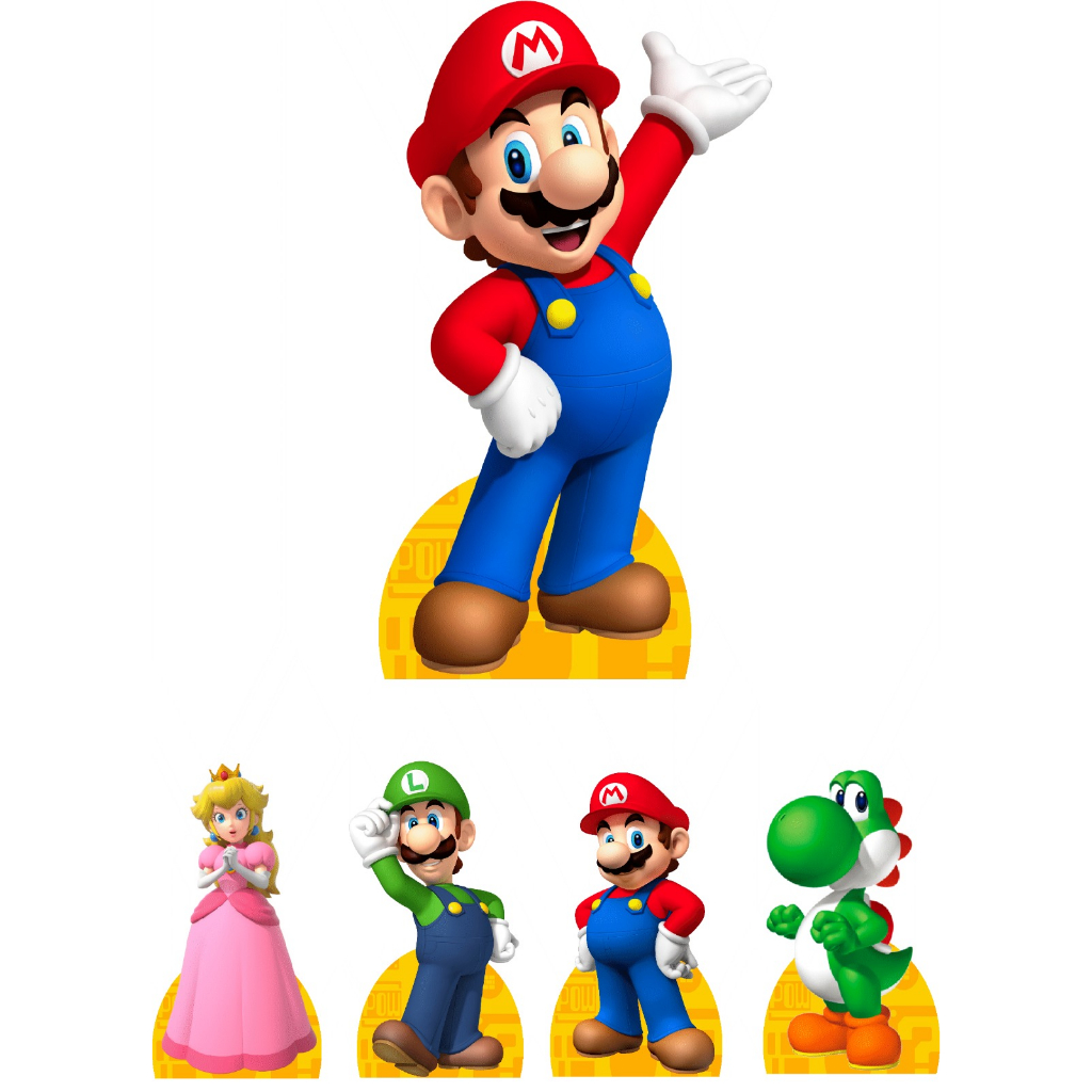 kit display de chão e de mesa super mario bros | Shopee Brasil
