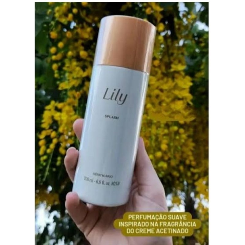 Body Splash Lily Boticário 200 ml | Shopee Brasil