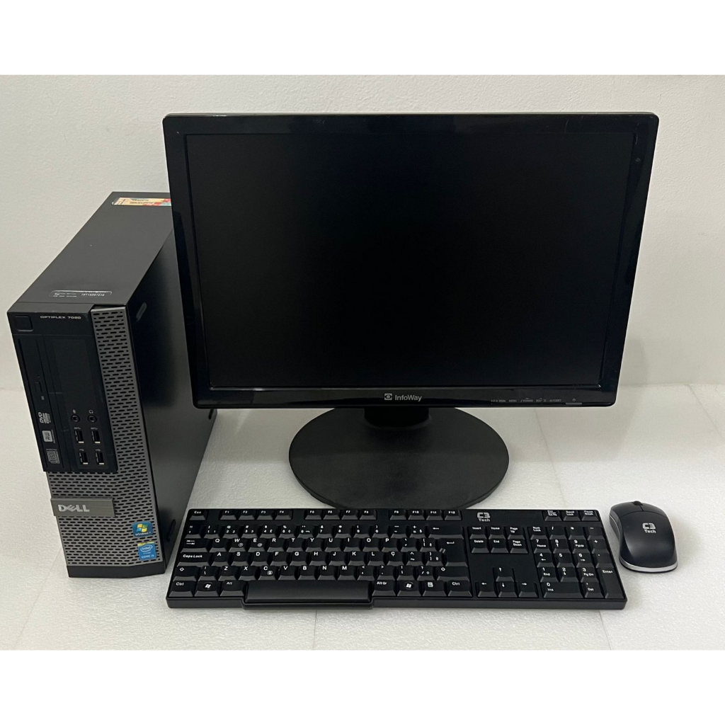 PC/ Computador de mesa Dell Optiplex 7020 Core I5 + Tela 19" Teclado e ...