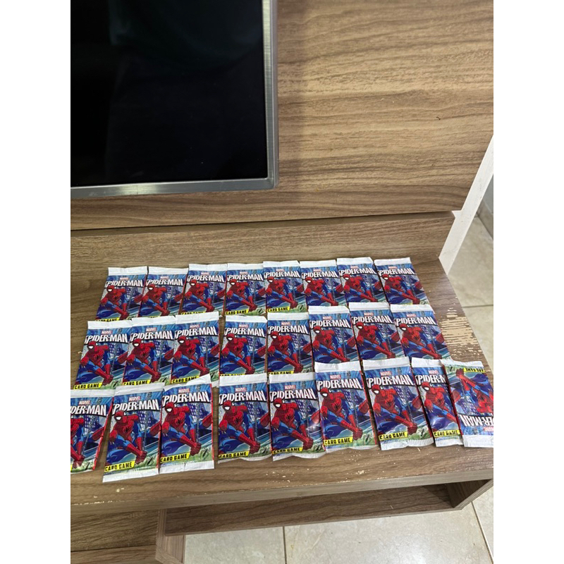 Kit 100 CARDS oficial homem aranha Spider-man 1 envelope contém 4 CARDS ...