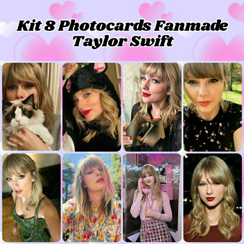 Kit 8 Photocards Taylor Swift - Fanmade | Shopee Brasil