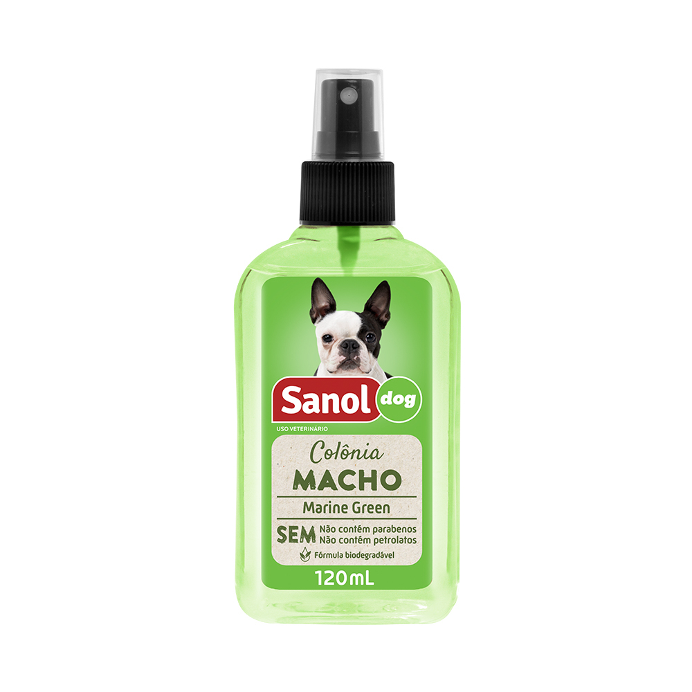 Colônia Sanol Dog Macho 120ml | Shopee Brasil
