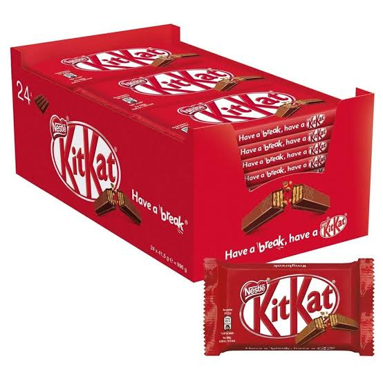Chocolate Kit Kat Ao Leite 41,5g Caixa C/24 Und | Shopee Brasil