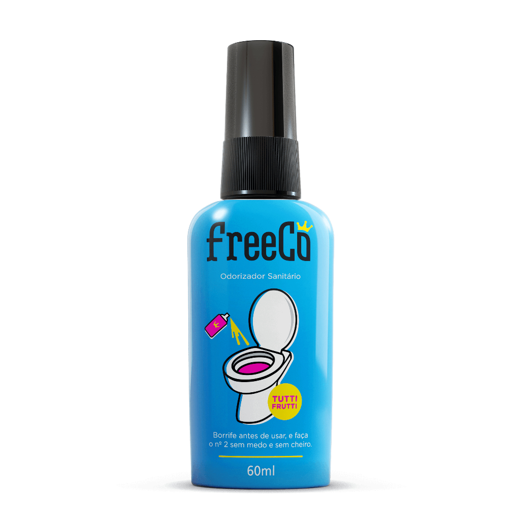 Freecô Spray 60ml - Bloqueador De Odores Sanitários | Shopee Brasil