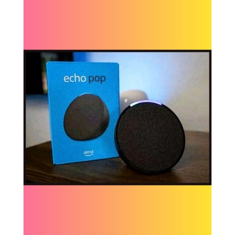 Echo Pop com Alexa - ECHOPOP - Cor preto | Shopee Brasil