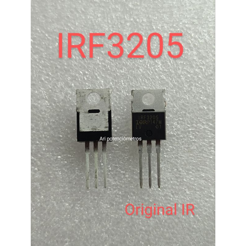 IRF3205 - kit com 10 unidades Trânsistor mosfet IRF3205 Original IR/Infineon IRF 3205 | Shopee ...