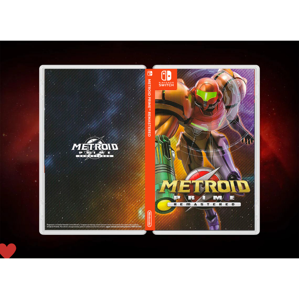 Metroid Prime Remastered - Encarte Impresso - Nintendo Switch ...