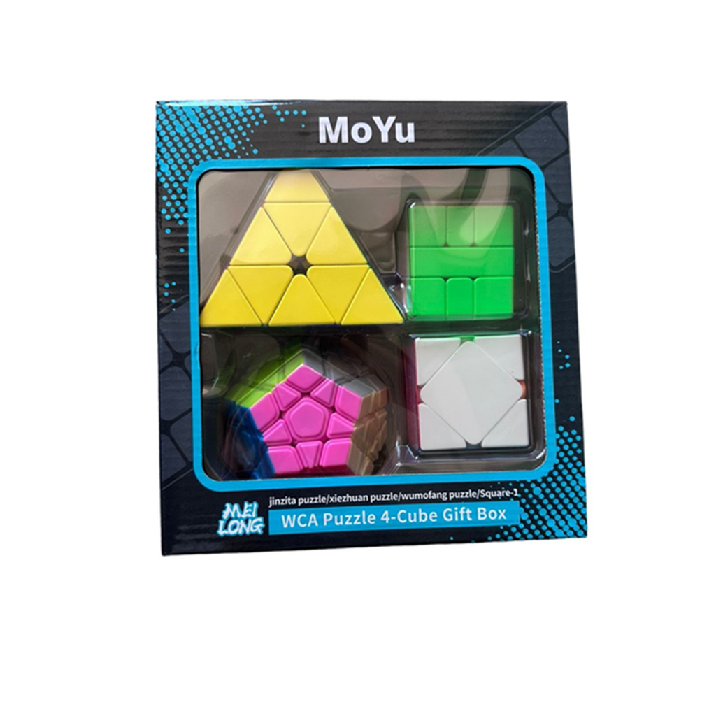 Kit 4 Cubo Mágicos Raros Piraminx Megaminx Skewb Square | Shopee Brasil