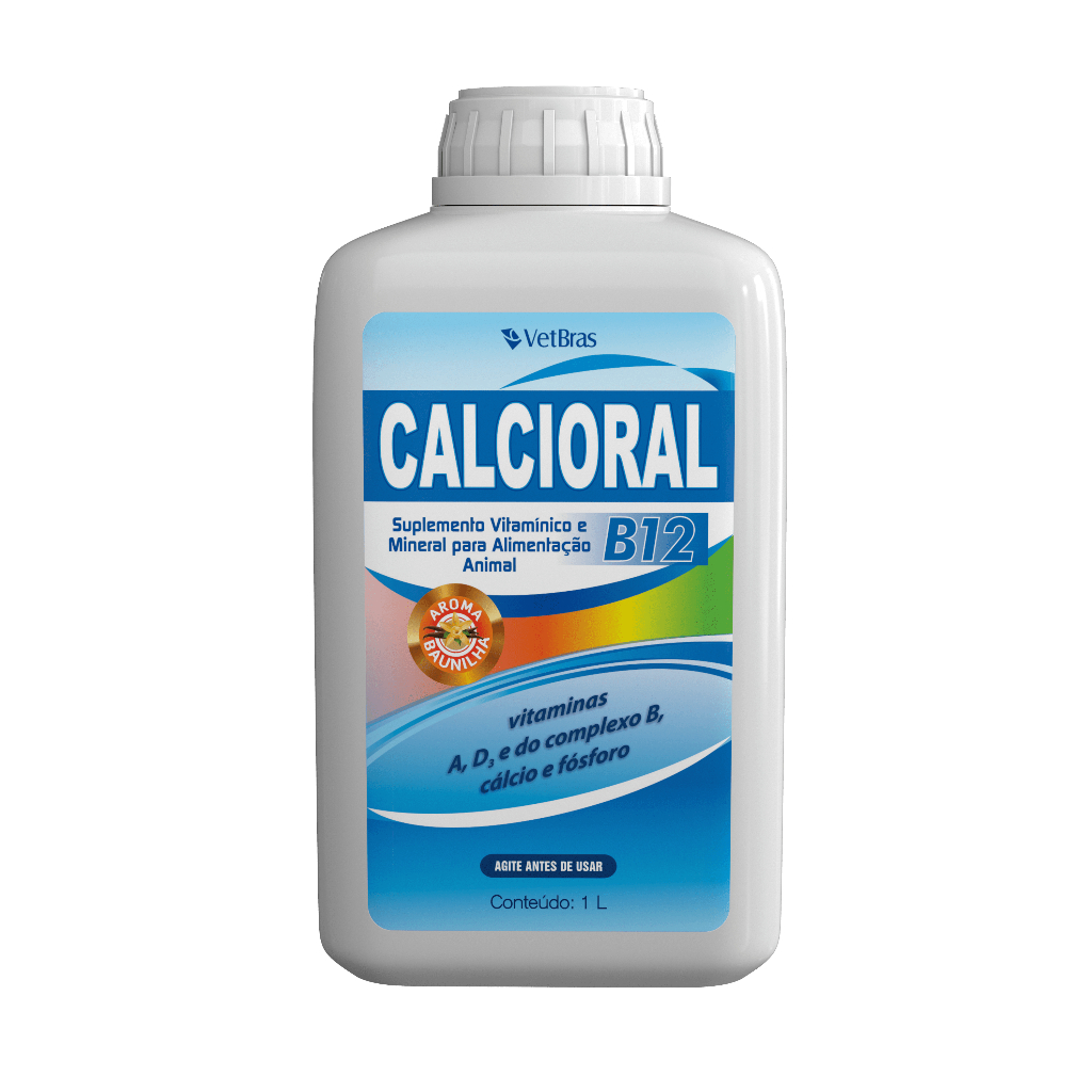 Calcioral B12 1l Suplemento Vitamínico E Mineral ParaAnimal | Shopee Brasil
