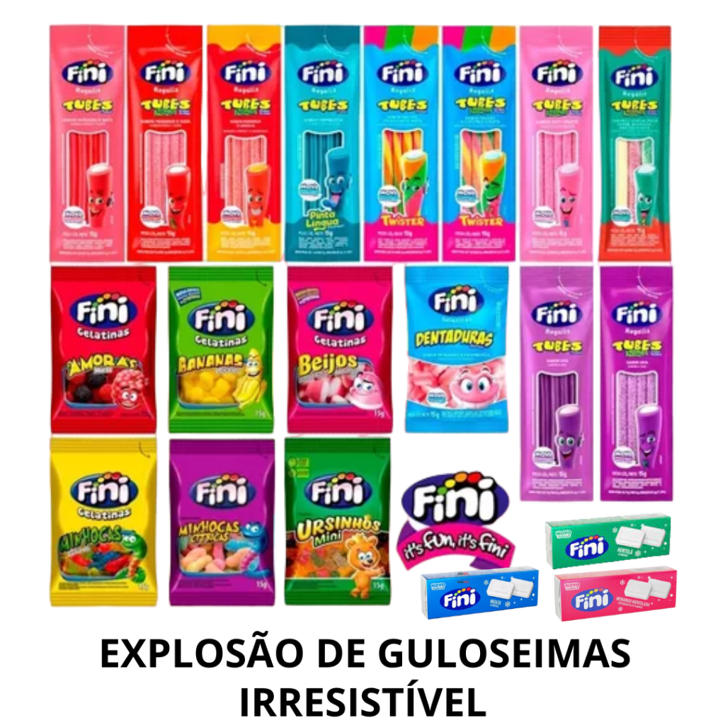 Kit Com 60 Pacotes Bala Fini Sabores Variados | Shopee Brasil Kit Com 60 Pacotes Bala Fini Sabores Variados | Shopee Brasil