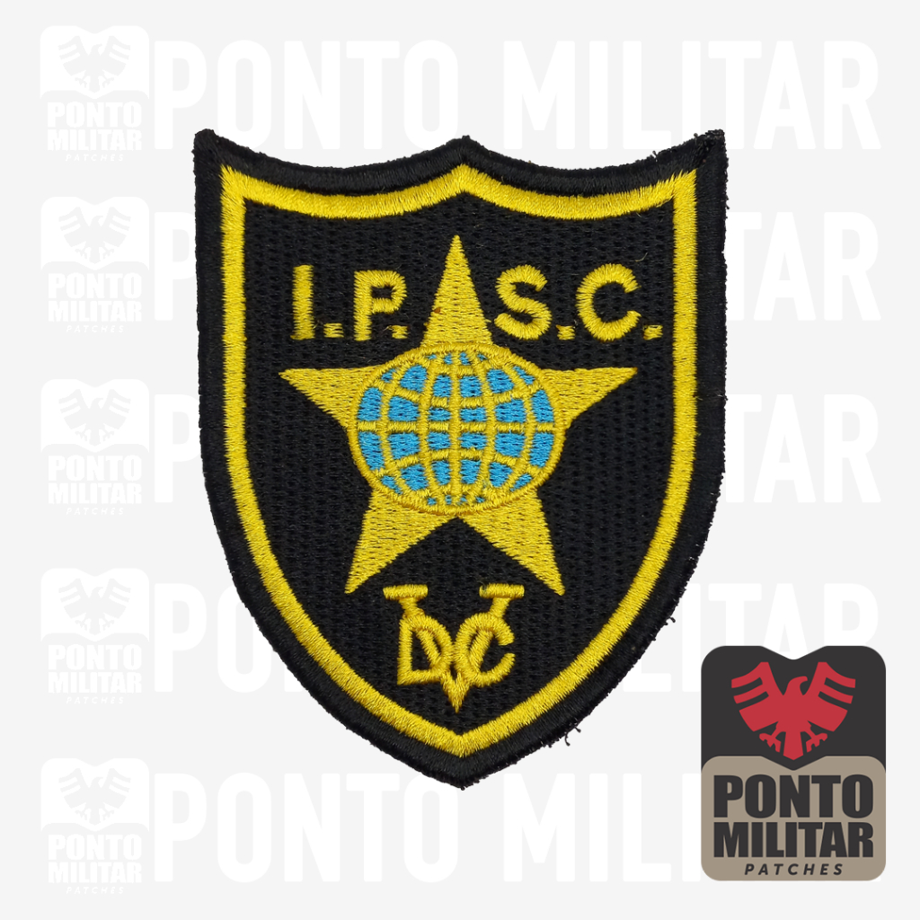 Confederação internacional de Tiro Prático IPSC Patch Bordado - Ponto ...
