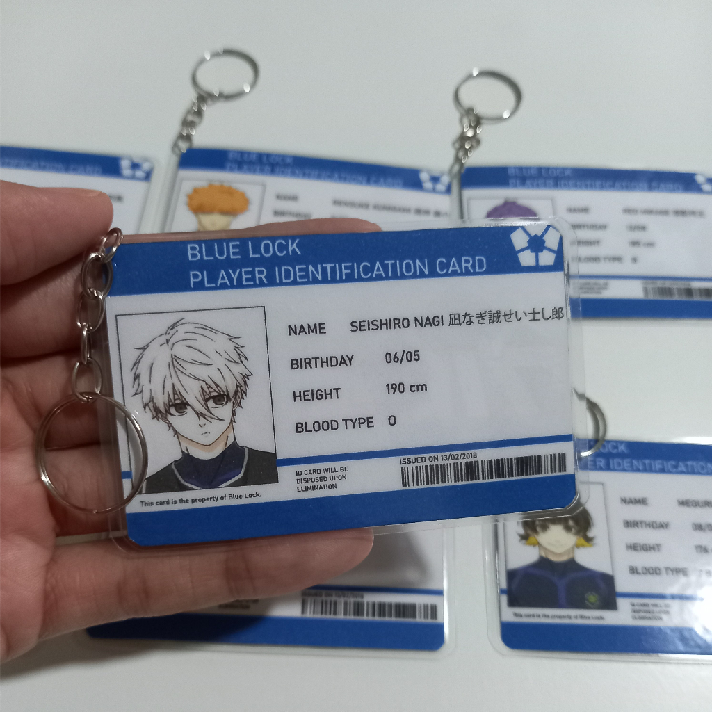 Chaveiro dos personagens Blue Lock - Isagi Yoichi Nagi | Shopee Brasil