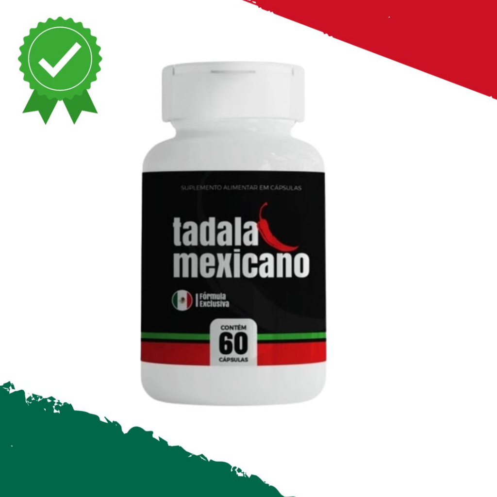 Tadal Mexicano Cápsula 60 Unds - Nova Fórmula Natural | Shopee Brasil