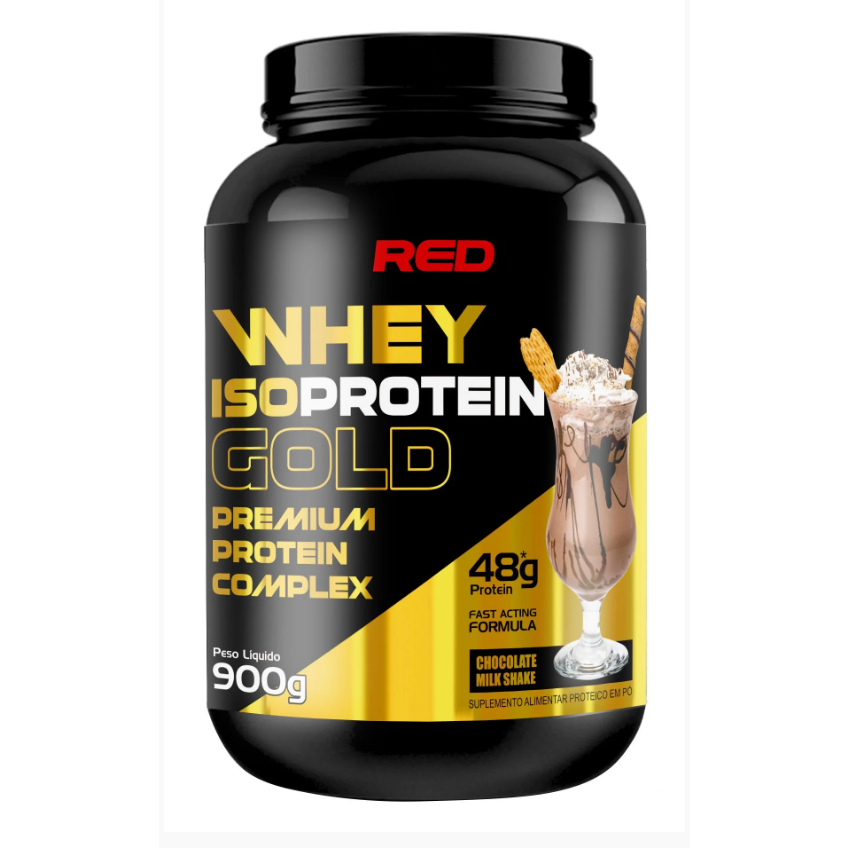 WHEY ISOPROTEIN GOLD 900G CHOCOLATE | Shopee Brasil