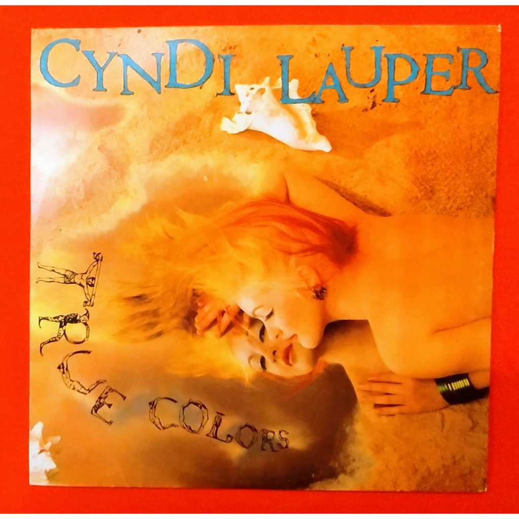 Lp Disco De Vinil Cyndi Lauper True Colors Com Encarte | Shopee Brasil