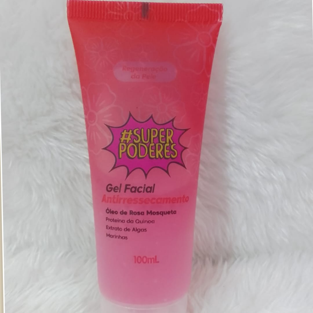 Gel Facial Antirressecamento Super Poderes Regeneração da Pele 100 ml ...