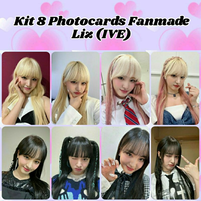 Kit 8 Photocards Liz IVE - Fanmade | Shopee Brasil