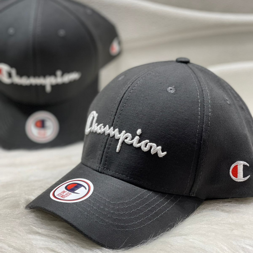 Boné Champion Aba Curva Unissex Várias Cores Disponíveis | Shopee Brasil